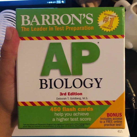 Barron’S | Other | Barrons Ap Biology Flashcards | Poshmark